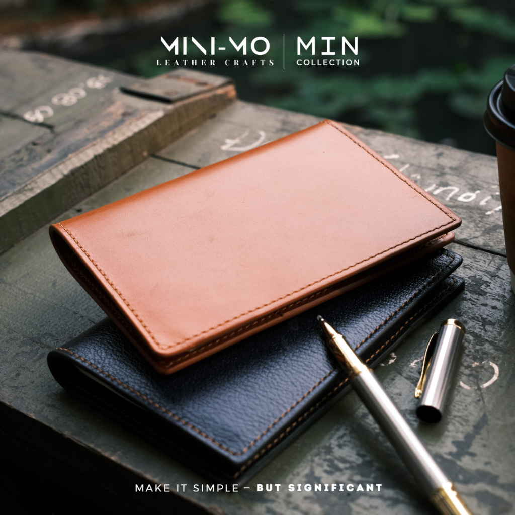 Sổ tay ghi chép MINI-MO bìa da thật, hoàn thiện thủ công, khổ giấy A6 ...