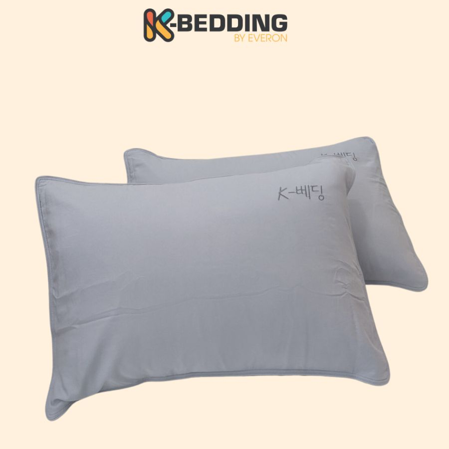 Cặp vỏ gối nằm và Vỏ Gối Ôm Hàn Quốc K-Bedding by Everon Silky Washing ...