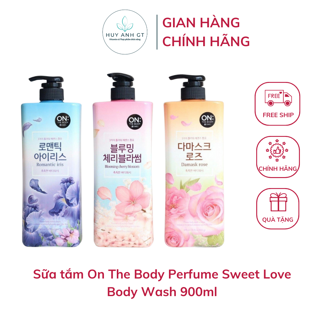 Sữa tắm On The Body Perfume Sweet Love Body Wash 900ml - Shop Huy Anh GT hàng Hàn chính hãng ...