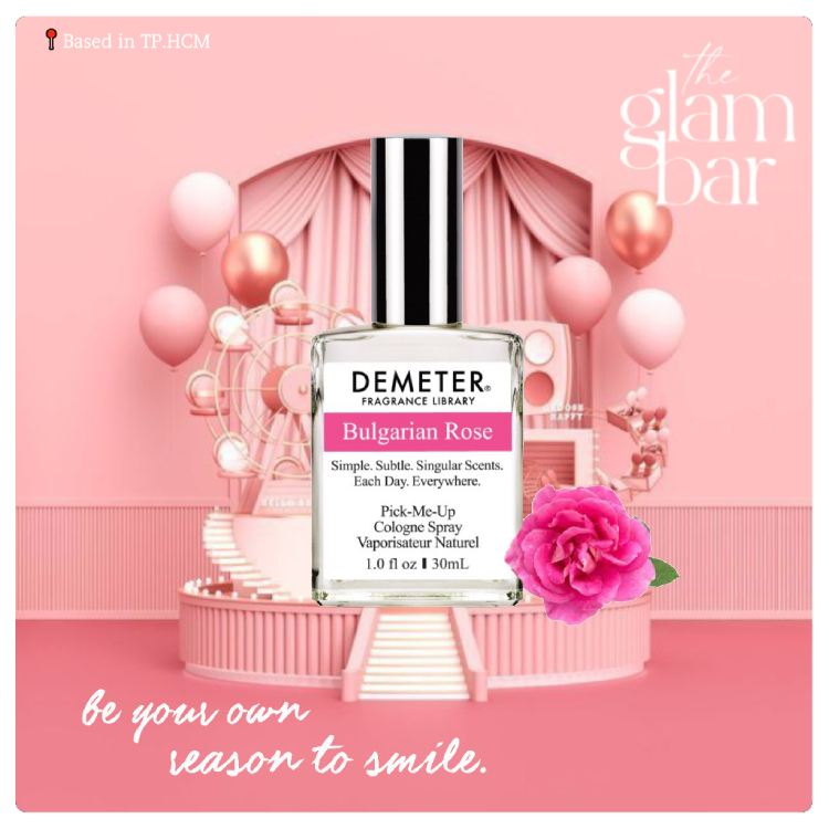 𝐭𝐡𝐞𝐠𝐥𝐚𝐦𝐛𝐚𝐫 ★ Nước hoa Bulgarian Rose by Demeter Cologne - 10мl | Shopee ...