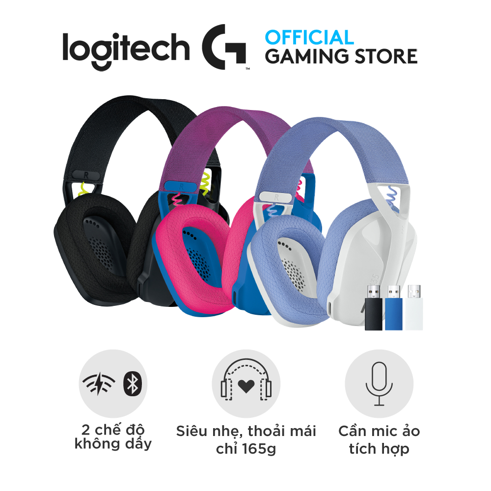 Logitech G435 Wireless Gaming Headset - Lightspeed & Bluetooth ...