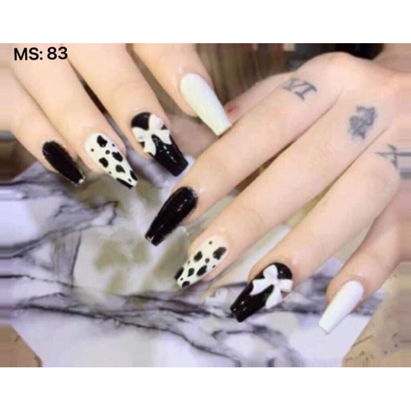 móng tay giả (bộ 24 móng) | Shopee Việt Nam