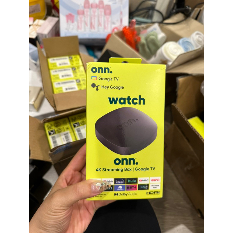 ONN Android TV Box - Onn. UHD chất lượng 4K hỗ trợ Dolby Audio, ra lệnh ...