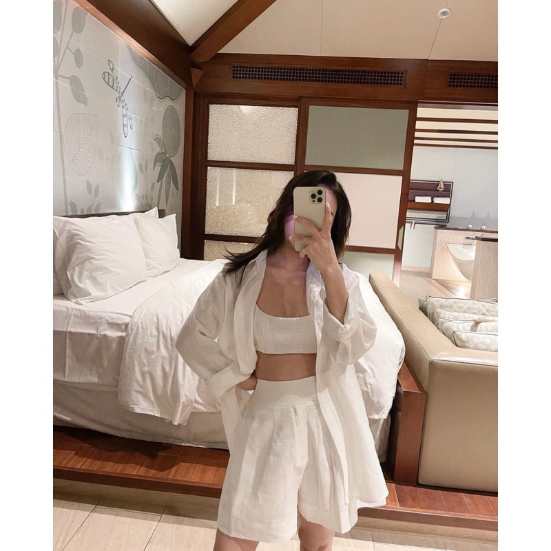 SHU SHI - Quần Đùi Bản To Linen Tưng Premium ( ảnh chính chủ ) | Shopee Việt Nam