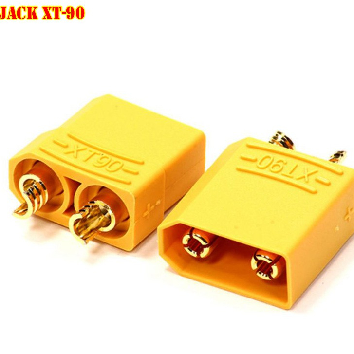 Jack cắm XT90 mạ vàng - Phích cắm nối nguồn điện DC cho thiết bị điện công suất lớn, pin lipo đồ ...