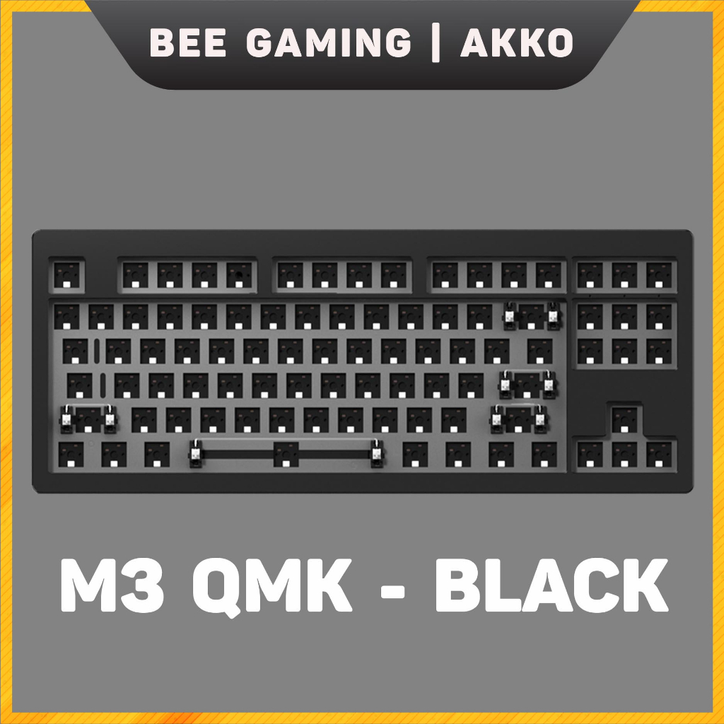 Kit bàn phím cơ AKKO MonsGeek M3 QMK (Full Nhôm – Mạch xuôi – QMK / VIA ...