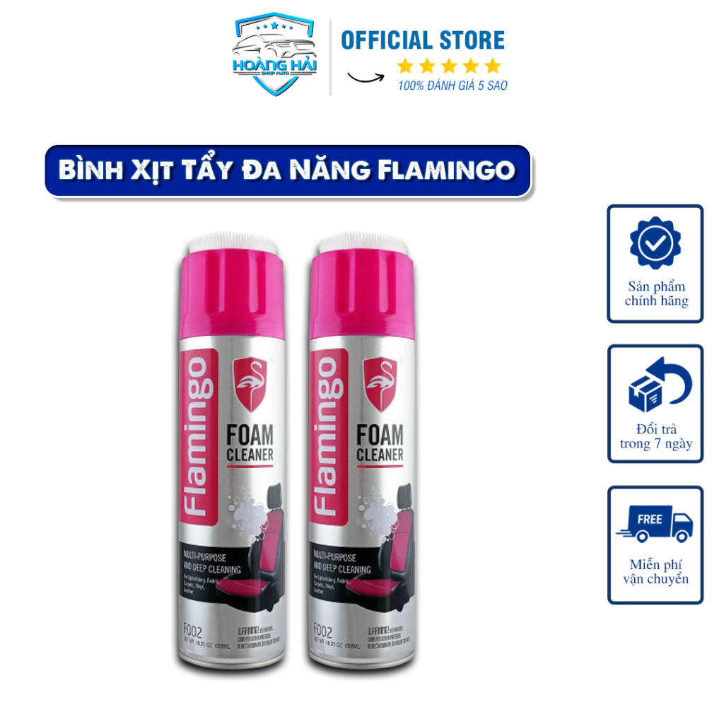 Bình Xịt Tẩy Đa Năng Dạng Bọt Flamingo F002 650ml - Vệ Sinh Nội Thất Oto, Nội Thất Gia Đình ...
