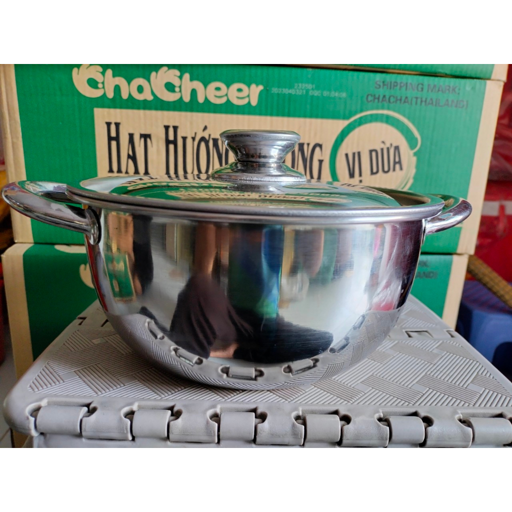 Nồi inox 430 đáy từ Tithafac size 21.5 cm | Shopee Việt Nam