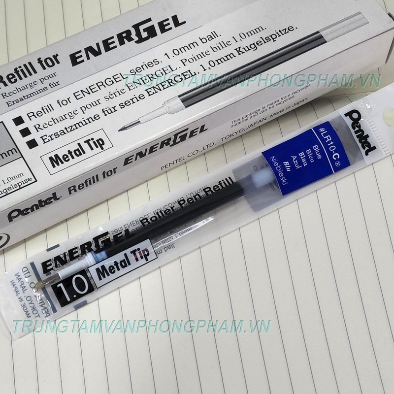 Ruột bút Pentel Energel LRN5 LR7 LR10 Nét 0.5/ 0.7/ 1.0mm màu Xanh/ Đỏ/ Đen - CHỌN LOẠI | Shopee ...