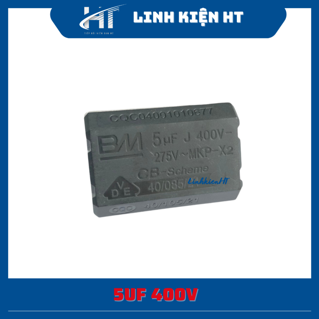 Tụ bếp từ 5UF 400V chính hãng BM, XTB - Linh kiện HT | Shopee Việt Nam