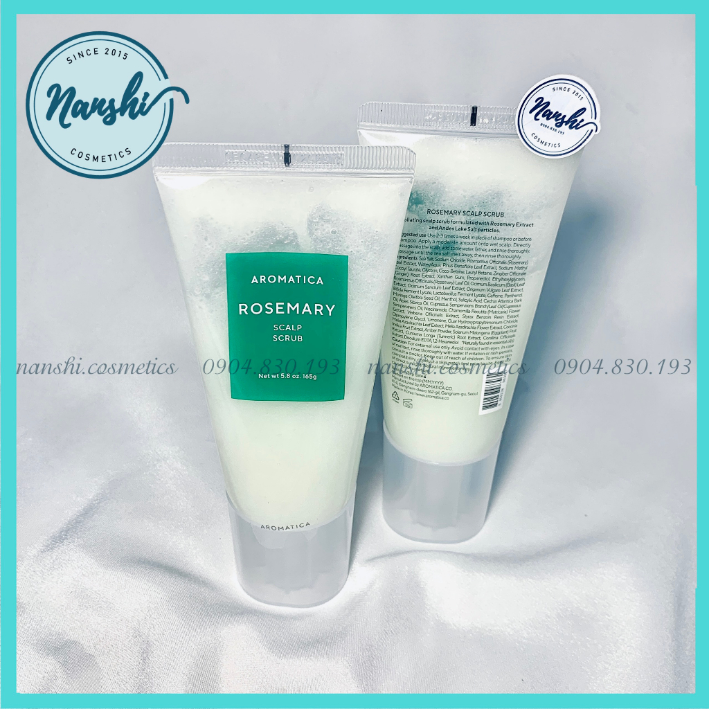 [CHÍNH HÃNG] TDC Cho Da Đầu Aromatica Rose Mary Hair Sclap Scrub 165g ...