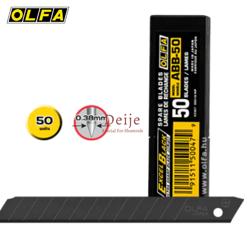 Lưỡi dao đen OLFA ABB-50 9mm (hộp 50 lưỡi dao) | Shopee Việt Nam