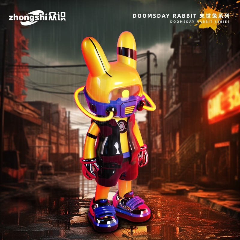 Mô hình Doomdays Rabbit Robot Tai Thỏ Blindbox Hộp mù sưu tầm chính ...