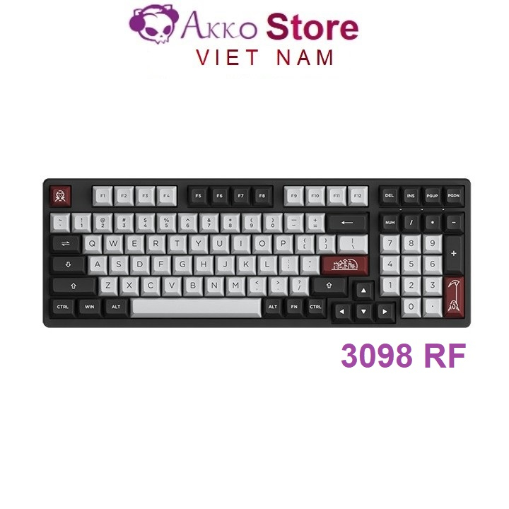 Bàn phím cơ AKKO 3098 RF Dracula Castle ( Dual-mode / AKKO sw v3 ...