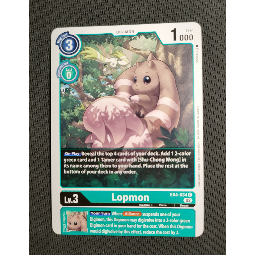 [DIGIMON] Lopmon -EX4-034 | Shopee Việt Nam