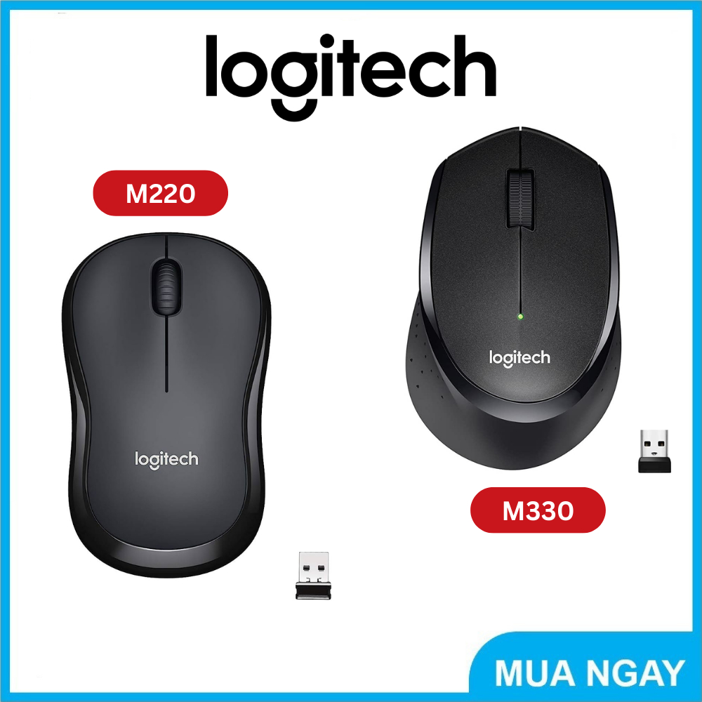 LOGITECH M220 / M330 - Chuột Không Dây Dành Cho Máy Tính | Shopee Việt Nam