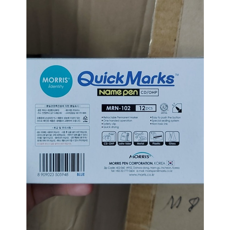 Bút Quickmarks Morris MRN-102 Xanh | Shopee Việt Nam