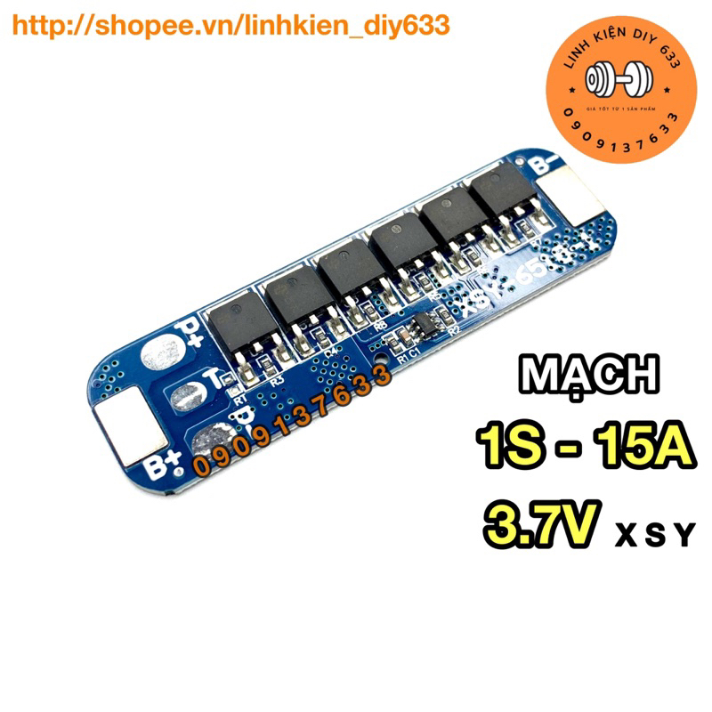 Mạch 1S 15A-3.7V XSY chính hãng (DIY633) | Shopee Việt Nam