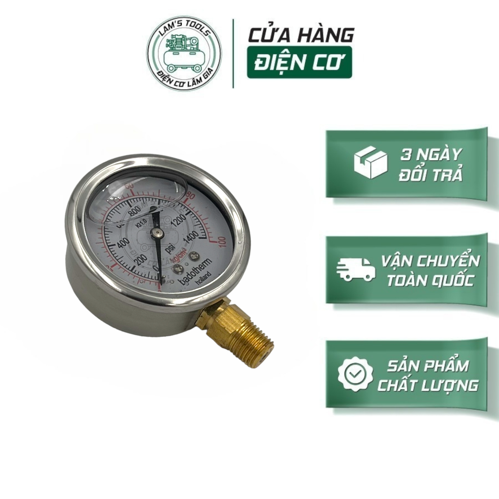 Đồng hồ dầu Badotherm Holland (10-15-20-100-400-600 KG) | Shopee Việt Nam