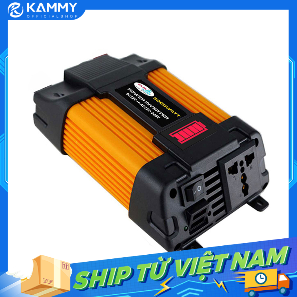 Kích điện 12v 220v 4000w,bộ chuyển đổi điện 12v sang 220v,inverter 12v to 220v,biến điện 12v ra ...