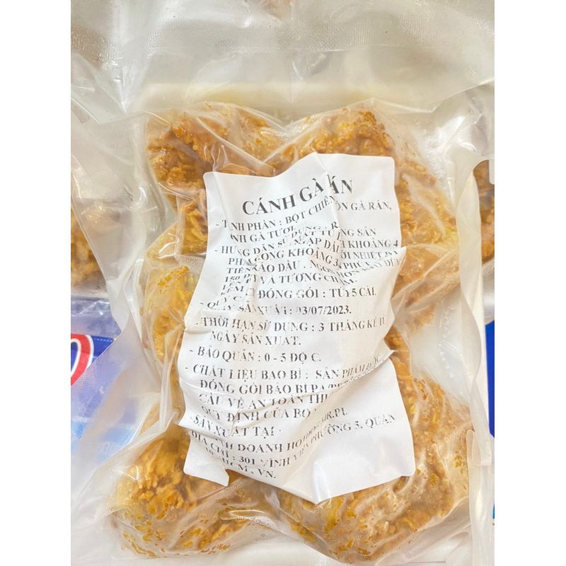 [ hoả tốc hcm] Cánh gà rán sẵn ( khay 5 cái) | Shopee Việt Nam