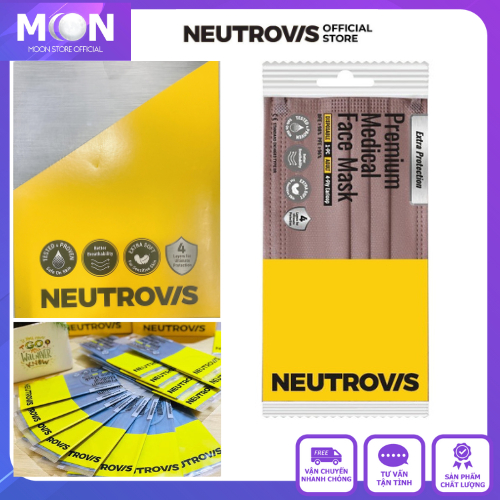 Khẩu Trang Y Tế Neutrovis Malaysia Cao Cấp 4 Lớp - 3 lớp Hộp 30 Cái ...
