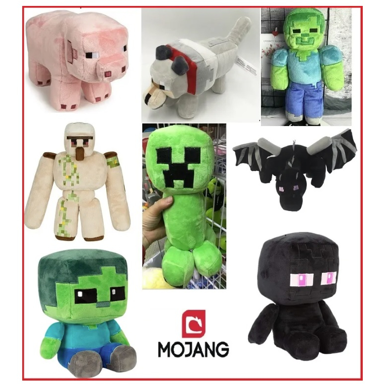 Thú bông minecraft chính hãng size to | Shopee Việt Nam