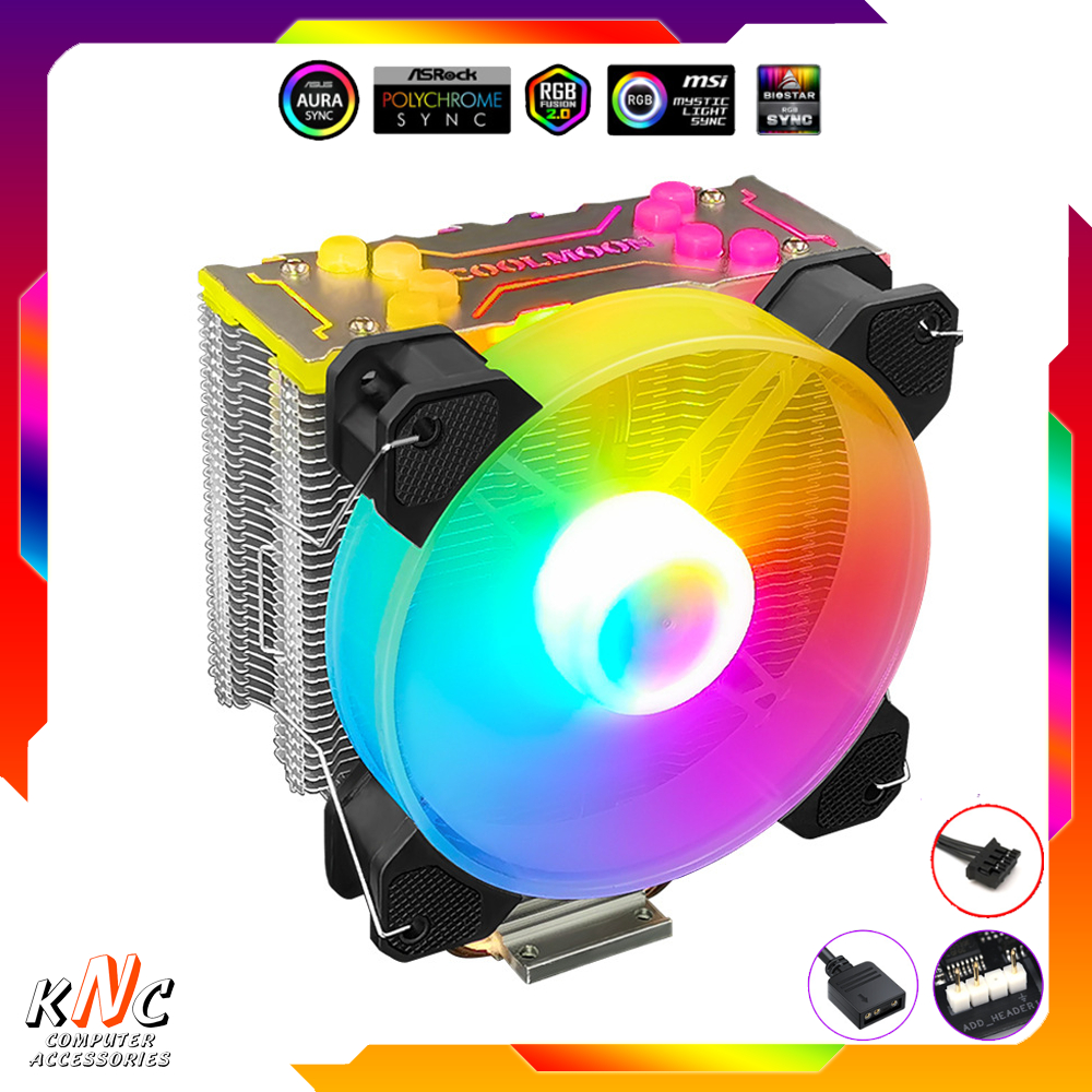 Quạt Tản Nhiệt CPU Coolmoon Frost X400 Led 5v ARGB Đồng Bộ Mainboard ...