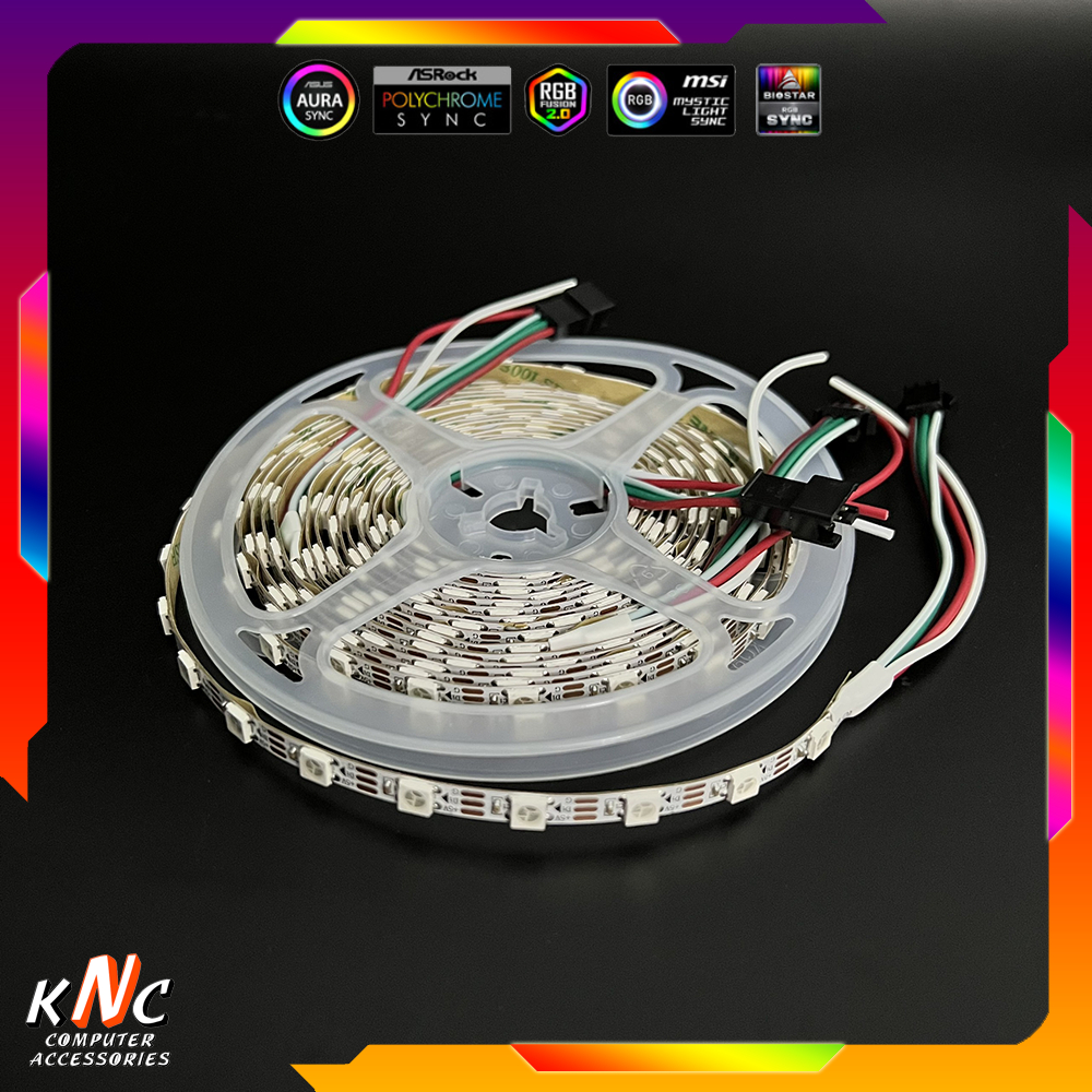 Dây Đèn Led 5V ARGB 5mm Chip SK6812 Dùng Chế Đồ Mod Trang Trí Máy Tính ...