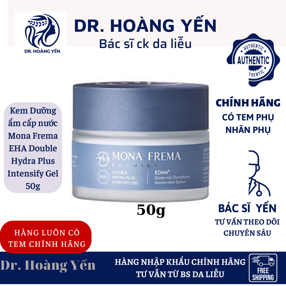 [Hàng Chính Hãng]Kem Dưỡng ẩm cấp nước Mona Frema EHA Double Hydra Plus ...