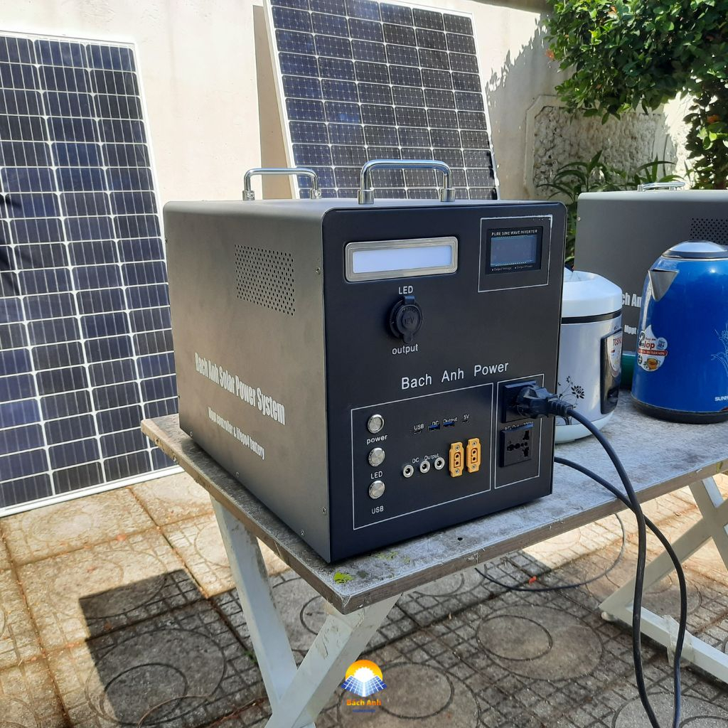 Trạm phát điện NLMT 2000W(100% đủ tải) bản thiết kế riêng | Shopee Việt Nam
