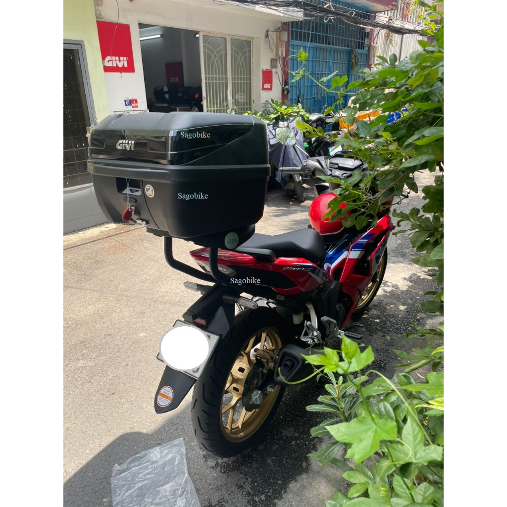 Thùng xe Winner X 2023, thùng givi B32NB và baga HRX Winner X, hàng ...