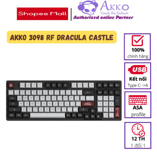 Bàn phím AKKO 3098 RF Dracula Castle (Dual-mode / AKKO sw v3) | Shopee ...