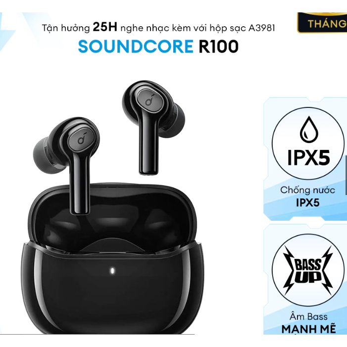 Tai nghe ANKER R100 bluetooth SOUNDCORE True Wireless - A3981 FULLBOX ...