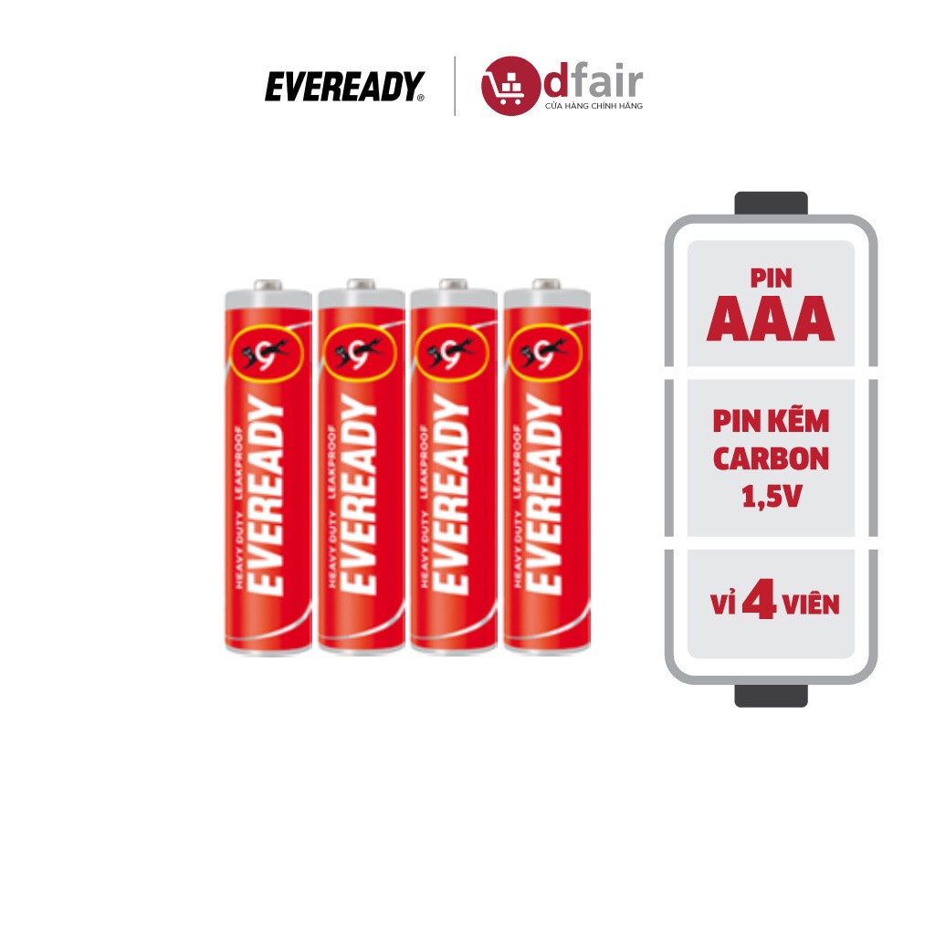 Pin Eveready duty AA-AAA lốc 4 viên | Shopee Việt Nam