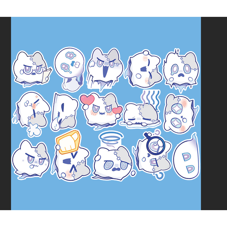 [Honkai:Star Rail] - Set 10/15 Sticker Wubbaboo Honkai:Star Rail/game ...