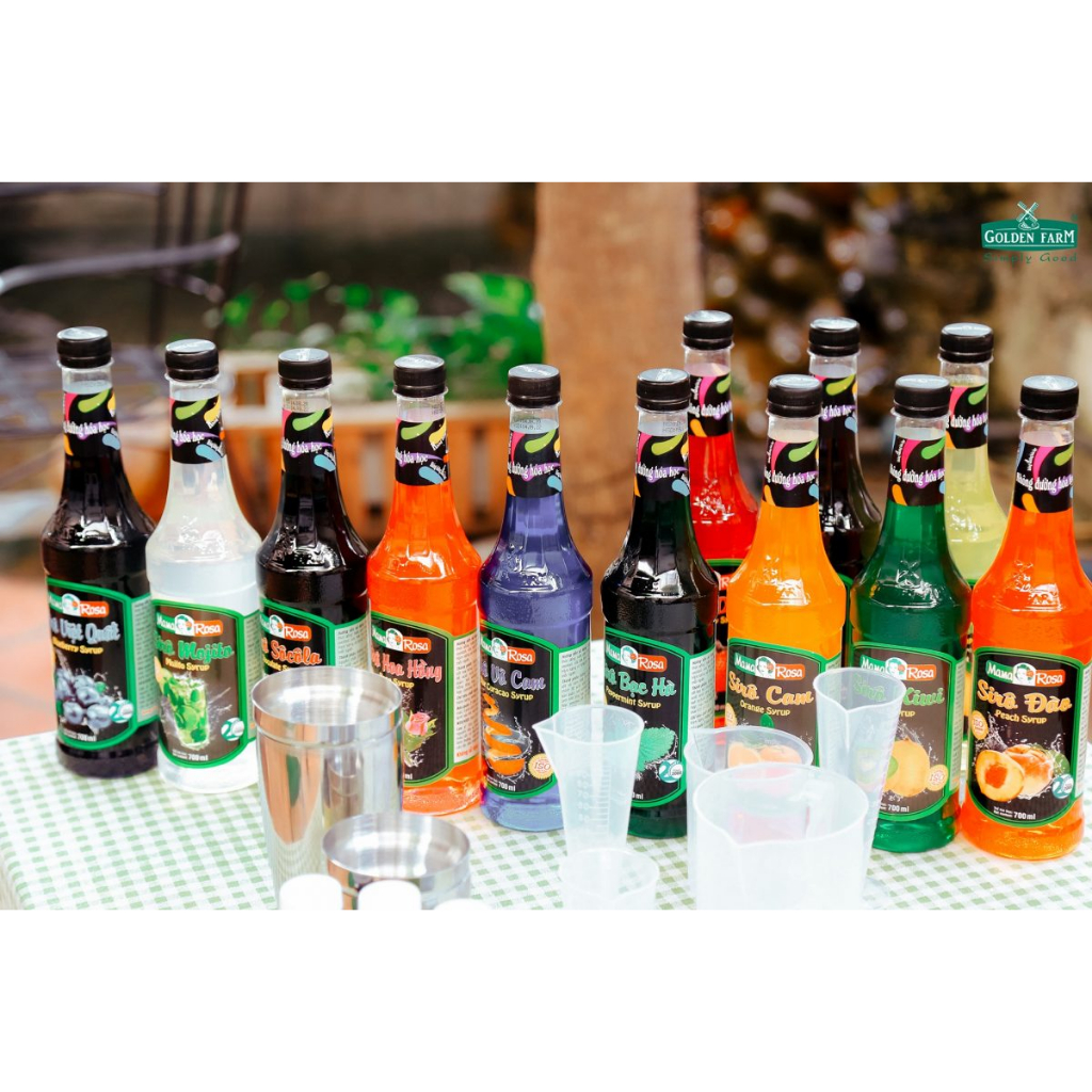 Siro (Syrup) Mama Rosa Đủ Vị Pha Chế Đồ Uống 700ml | Shopee Việt Nam