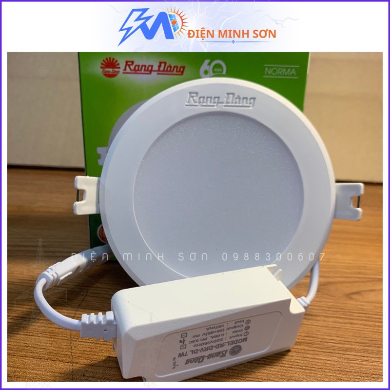 Đèn Led Downlight 90/7W Chính Hãng Rạng Đông, Đèn Âm Trần Mã AT06-V2 Đế Nhựa | Shopee Việt Nam