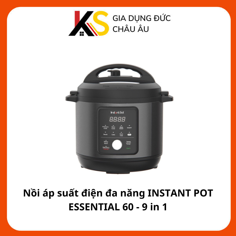 Nồi áp suất điện đa năng INSTANT POT ESSENTIAL 60 - 9 in 1 | Shopee ...