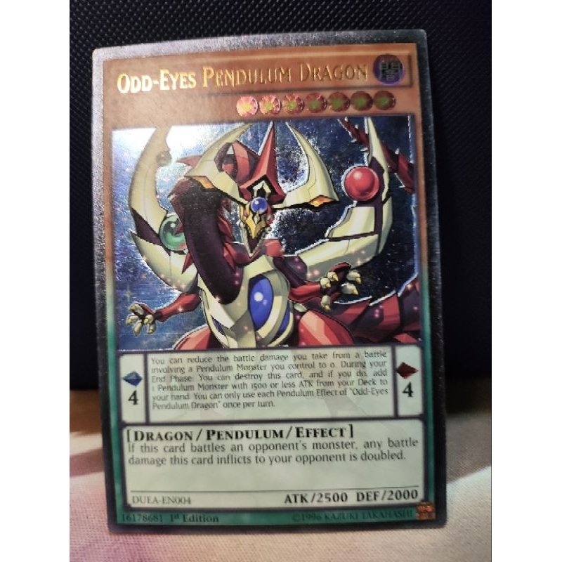 Thẻ Yugioh - Odd-Eyes Pendulum Dragon - DUEA-EN004 - Ultimate Rare ...