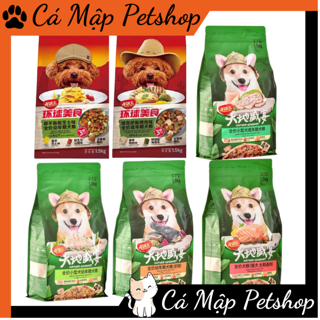 Hạt cho chó Kitchen Flavor Nature Gourmet, Thức ăn cho chó mọi lứa tuổi ...