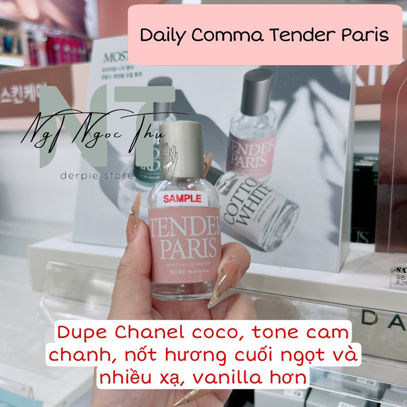 [ BILL HÀN ] Nước hoa Hàn Daily Comma EDP dòng mới : Tender Paris ...