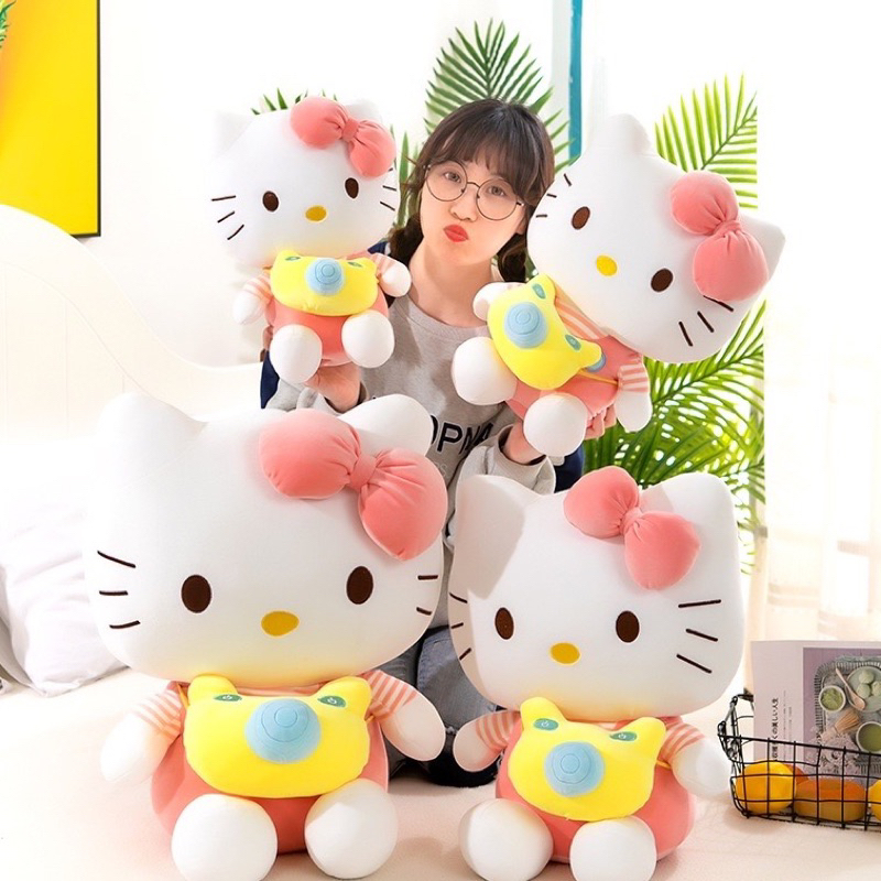 Gấu Bông MÈO HELLO KITTY Cao Cấp Đáng Yêu,Chất Miniso Mềm Nhũng ...