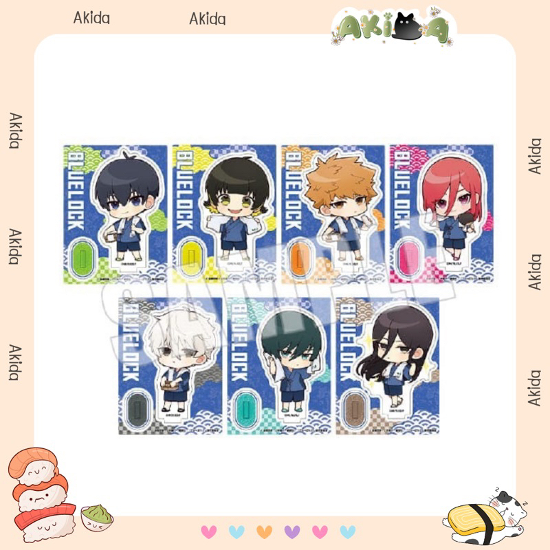[Sẵn] Pack random/ standee nhân phẩm - onsen ver mini - blue lock ...