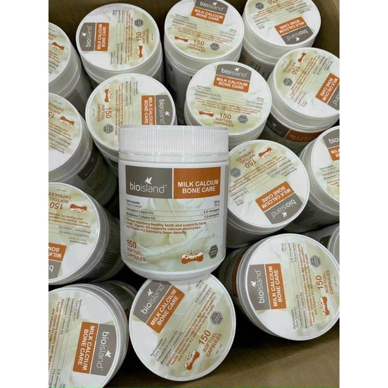 Viên Uống Bổ Sung Canxi hữu cơ Bone Care Bio Island hộp 150 viên - Hàng ...