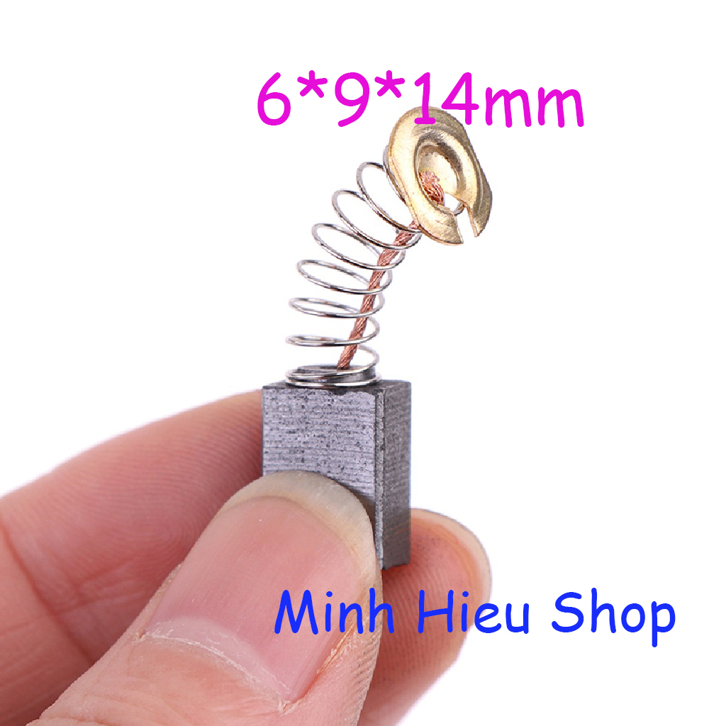 Gói 10 Chổi Than Các loại 5x5x8, 6.5x7.5x13.5, 6x9x14, 6x6x12,13x8x5 ...