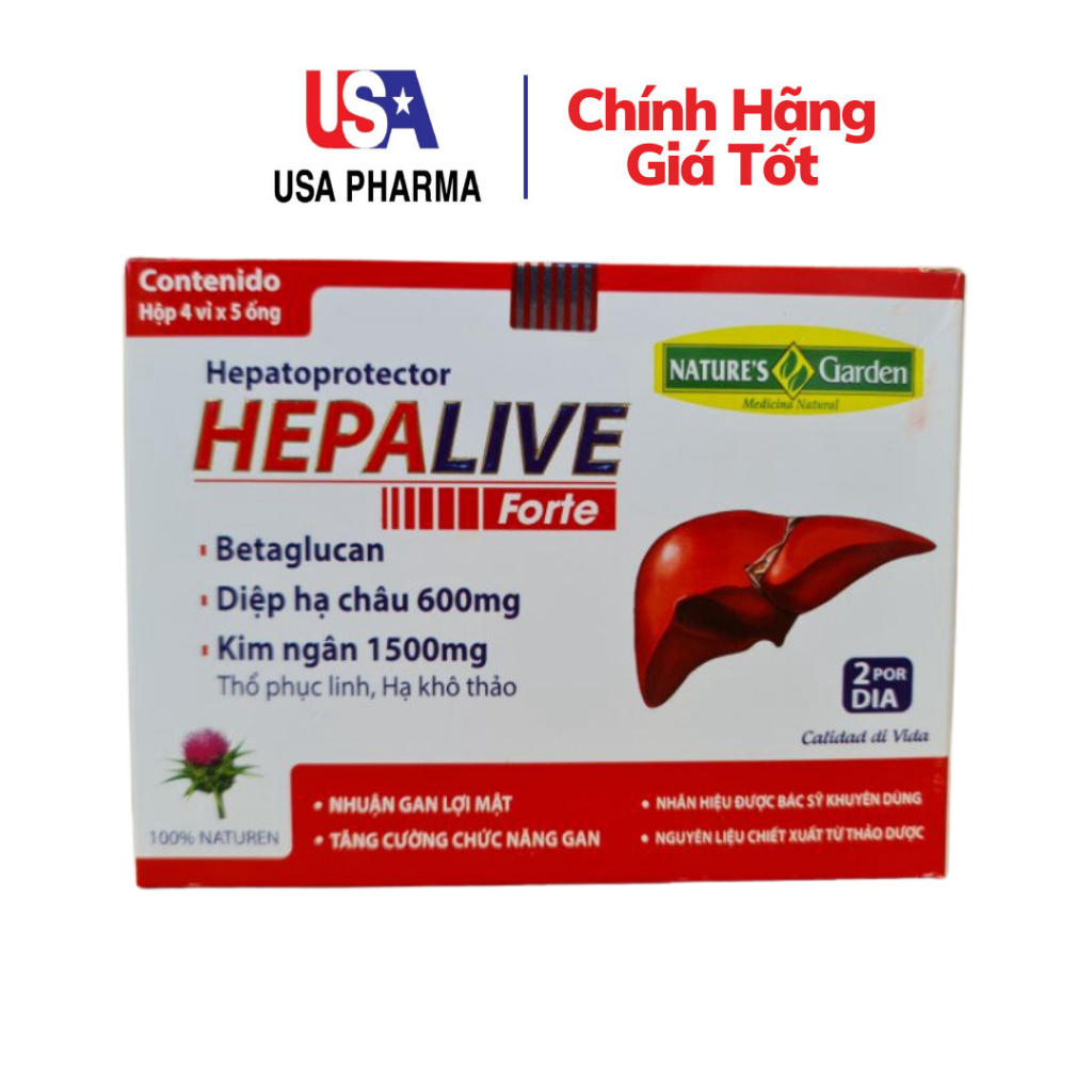 Siro Mát gan HEPALIVE FORTE Giúp thanh nhiệt, giải độc gan, mát gan ...