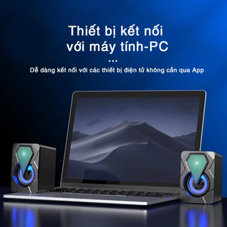 Loa máy tính pc, laptop mini 5.0 Speaker - Loa vi tính mini LED RGB ...
