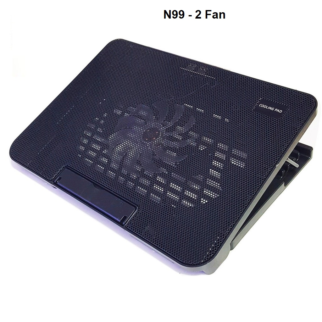 Đế Tản Nhiệt Laptop N99 ( 2 Fan , Đế Nâng 45 Độ) - N19 (1 Fan) | Shopee ...
