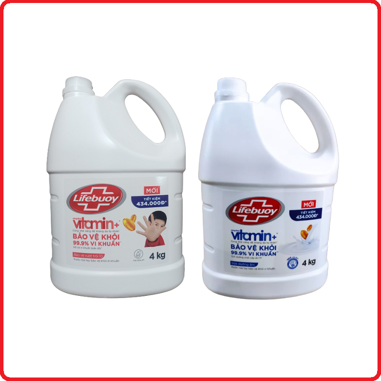 Nước Rửa Tay Lifebuoy Can 4KG Siêu Tiết Kiệm | Shopee Việt Nam